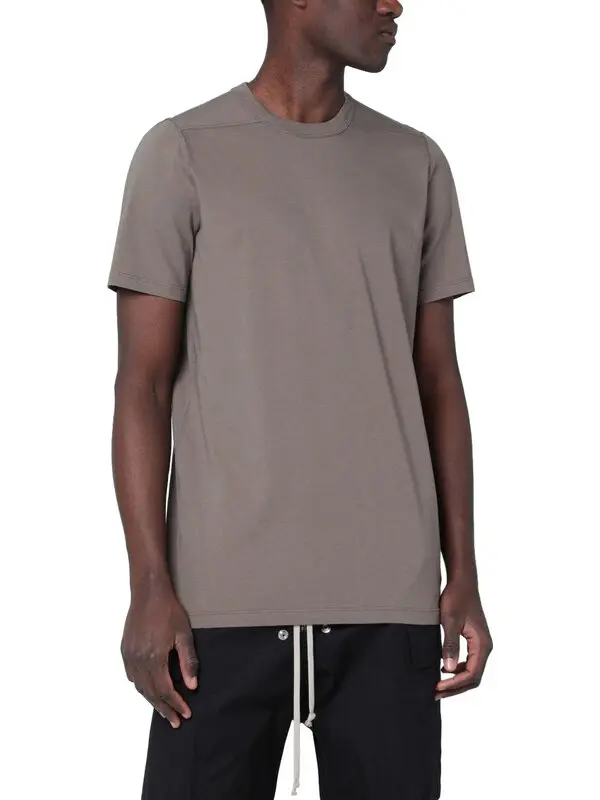 Rick Owens Short-sleeve T-shirt In Mud Colour - Grey