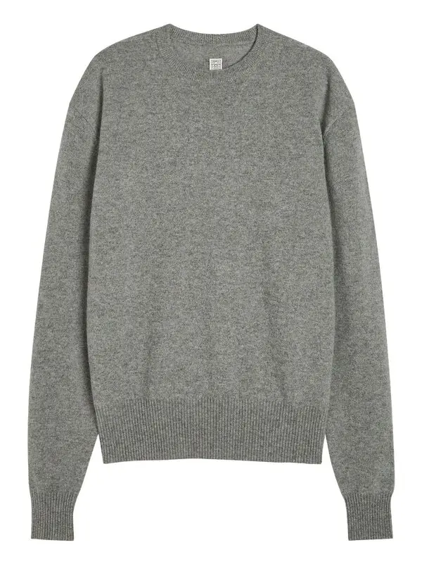 TOTEME Classic Crew-neck Cashmere Jumper - Grey