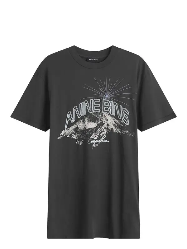 ANINE BING Walker T-shirt - Vintage Black