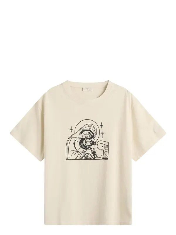 SECOND / LAYER Baby Baggy La Piedad T-shirt - White