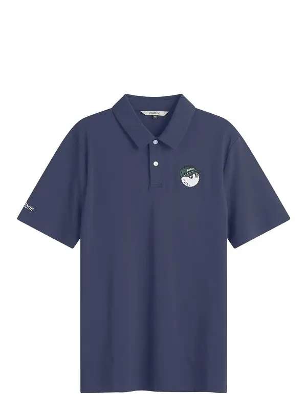 MALBON Fairway Baldwin Polo Shirt - Navy