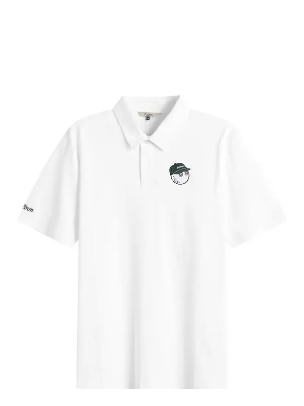 MALBON Fairway Baldwin Polo Shirt - White