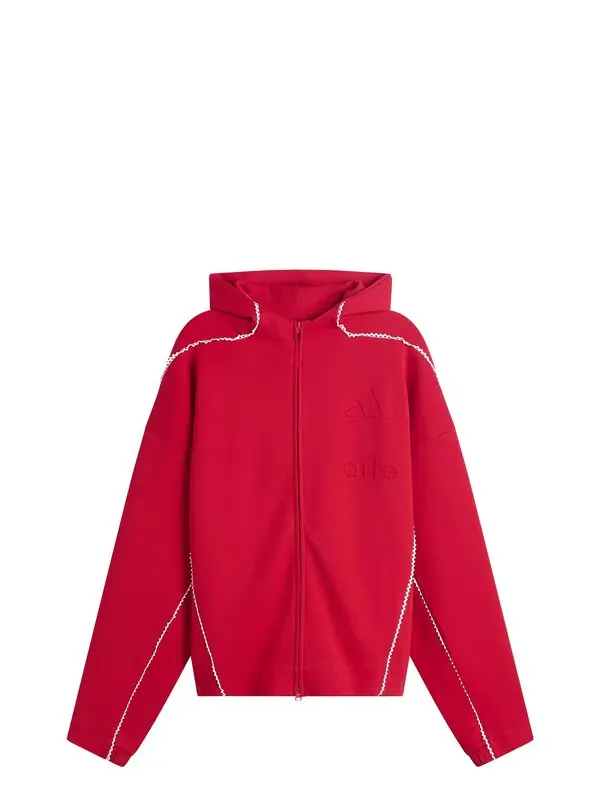 Adidas X Arte Zne Full Zip Track Top - Better Scarlet/white