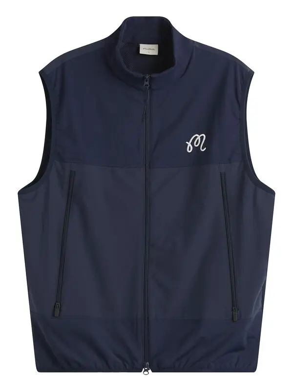 MALBON Albatross Vest - Navy