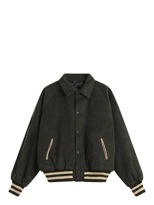 RONNING Varsity Jacket - Moss