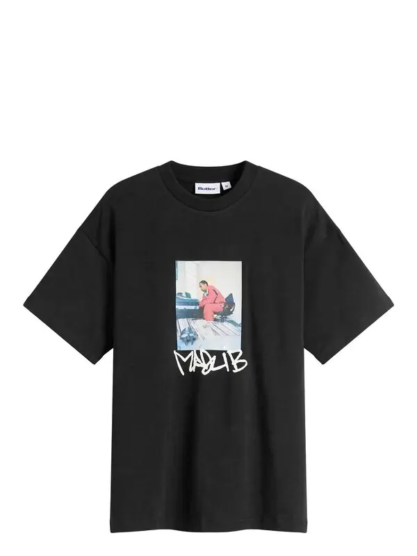 BUTTER GOODS X Madlib Bomb Shelter T-shirt - Black