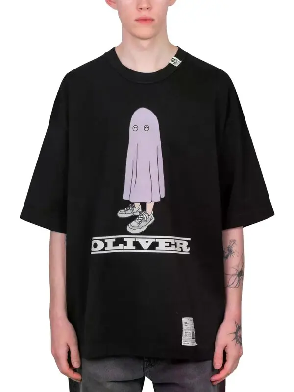 Mihara Yasuhiro Graphic-print T-shirt - Black