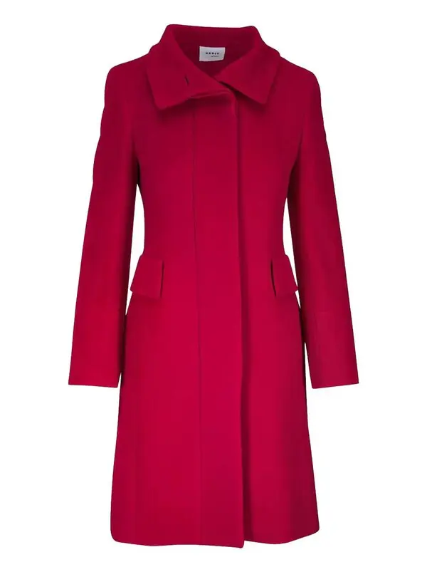 Akris Tailored Coat With Flap Pockets - Red
