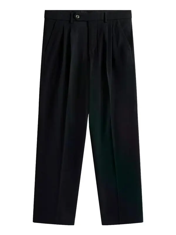 Tommy Hilfiger Pleated Button-fastening Trousers - Blue
