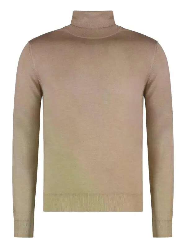 MOORER Roll-neck Sweater - Neutrals