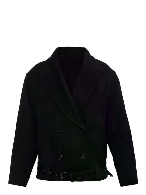 Isabel Marant Étoile Belted Double-breasted Jacket - Black