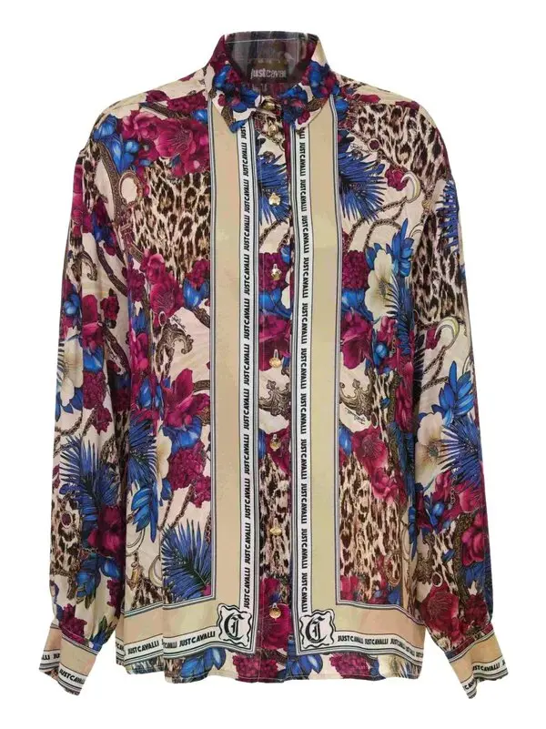 Just Cavalli Floral-print Shirt - Multicolour