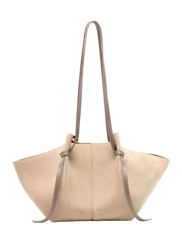 Yuzefi Large Mochi Suede Tote Bag - Brown