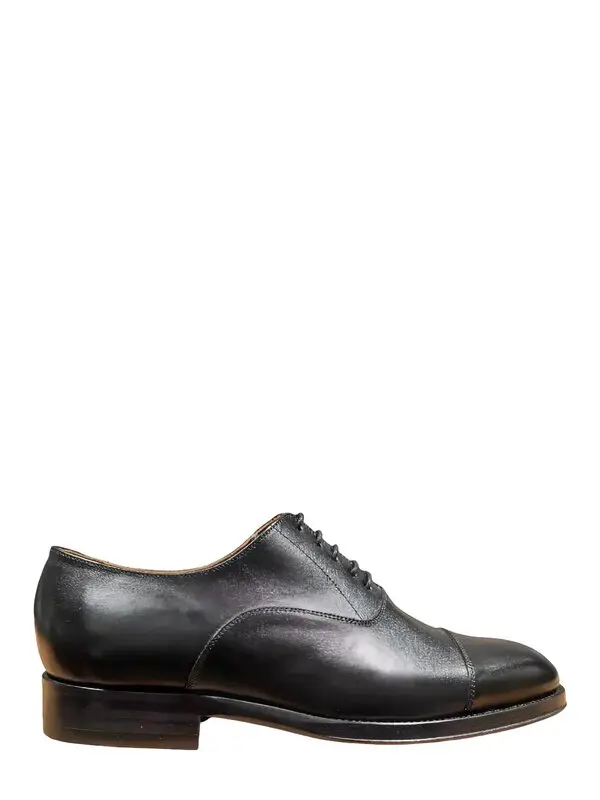 LEYVA Cap-toe Oxford Shoes - Black