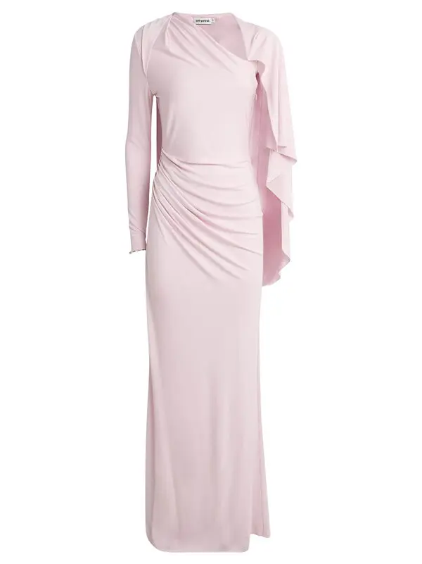 SELF-PORTRAIT Jersey Maxi Dress - Pink