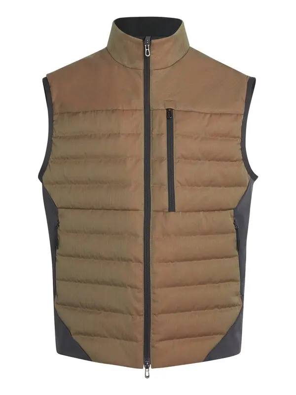 Sease Wool-blend Intrepid Down Gilet - Brown