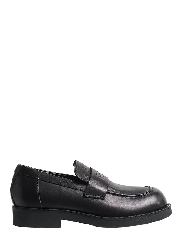 MAISON MARGIELA Leather City Biker Loafers - Black