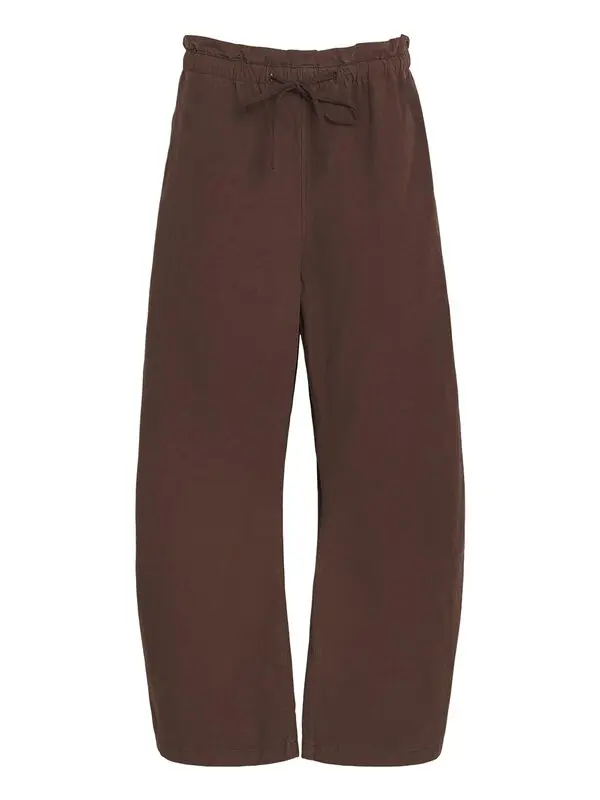 Polo Ralph Lauren Cotton Curved Tapered Trousers - Brown