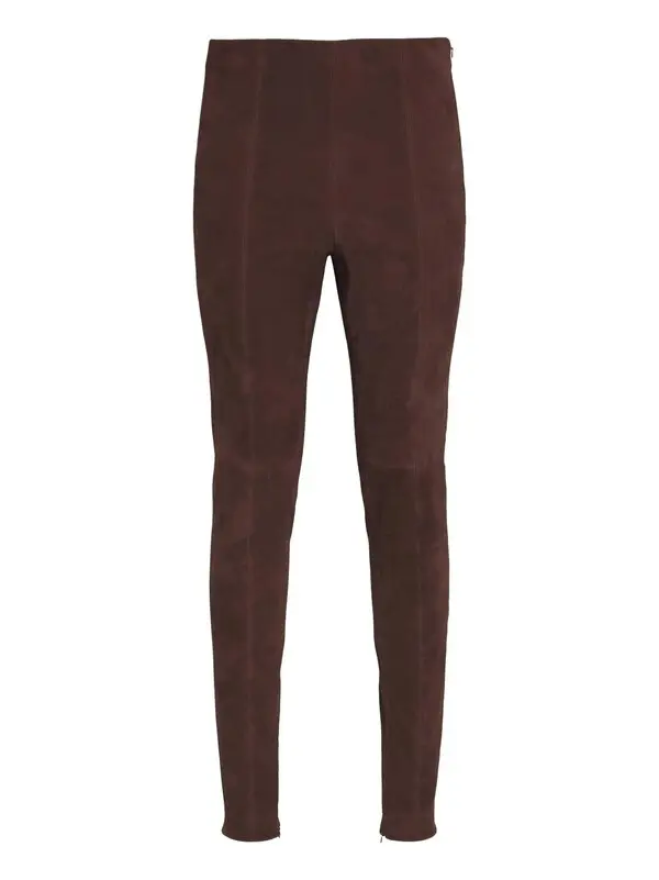 Polo Ralph Lauren Suede Leggings - Brown