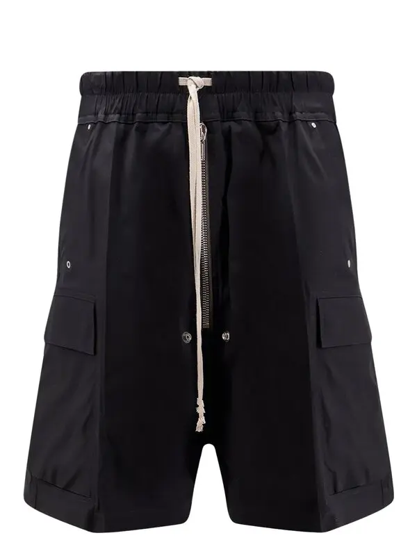 Rick Owens Organic Cotton Shorts - Black