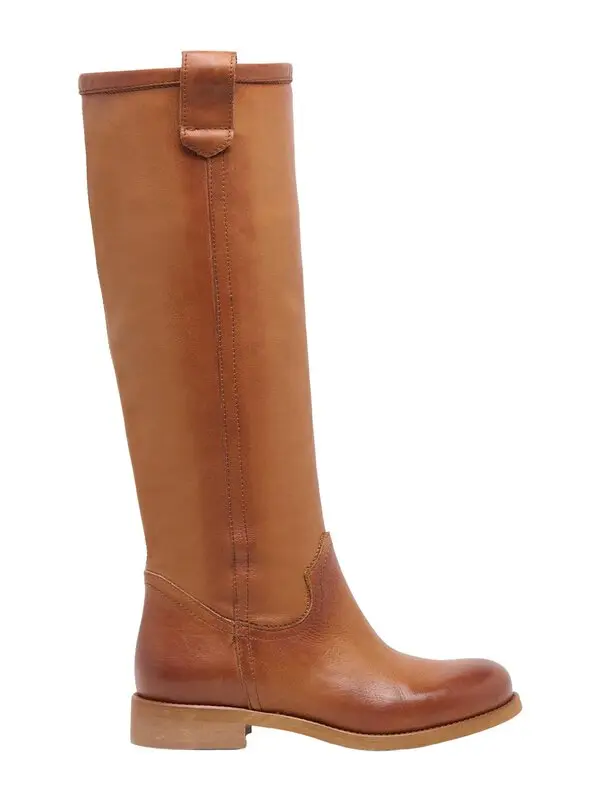 DOLCEVITA Ramzy Knee High Boots - Cognac Leather