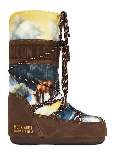 Moon Boot X Guest Icon High Postcard Boots - Cocoa