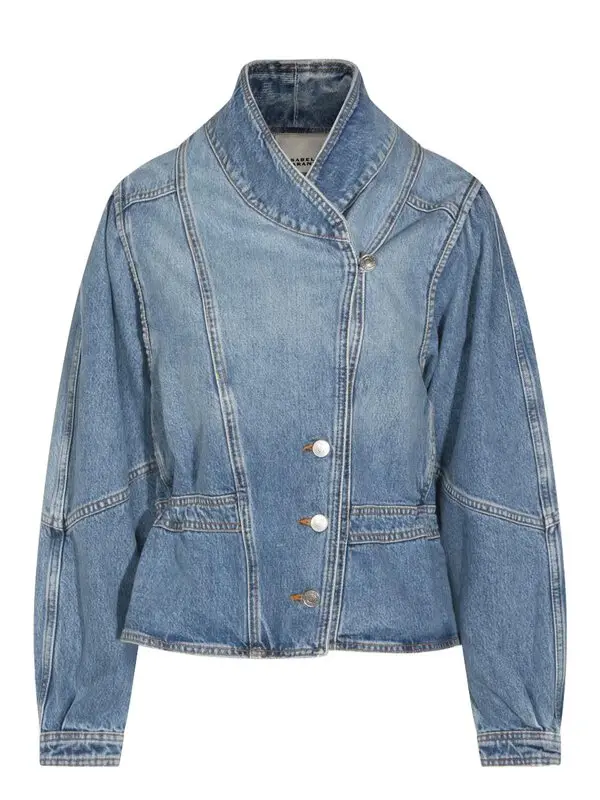 Isabel Marant Light Cotton Denim Jacket - Blue