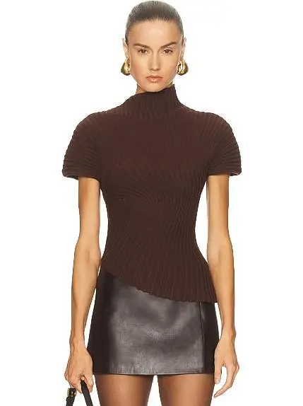 Cult Gaia Annemie Knit Top - Java
