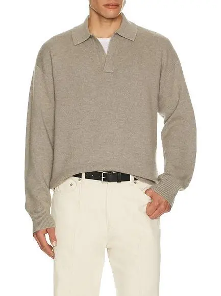 Helmut Lang Brushed Polo - Fog