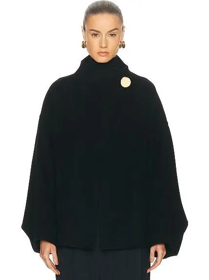 DARKPARK North Midi Oversize Cashmere Wool Jacket - Black