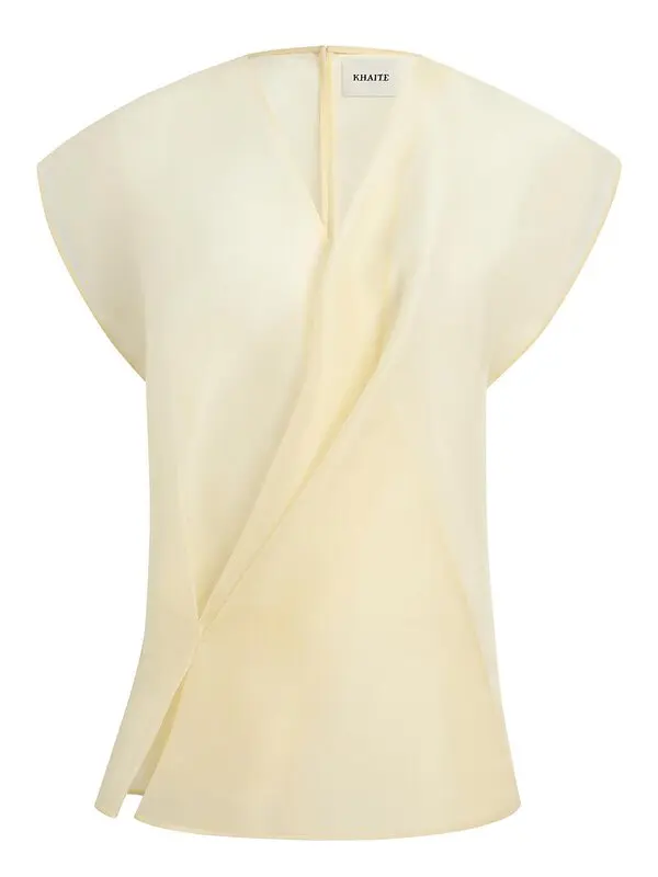 Khaite Mer Top - Pale Yellow