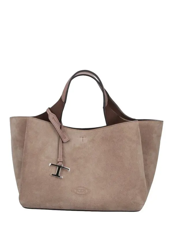 TOD'S T-timeless Mini Tote Bag - Taupe