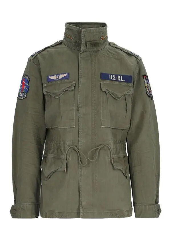 Ralph Lauren Military Jacket With Patches - Green