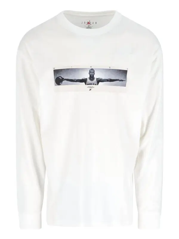 Nike Jordan Cotton Sweater - White