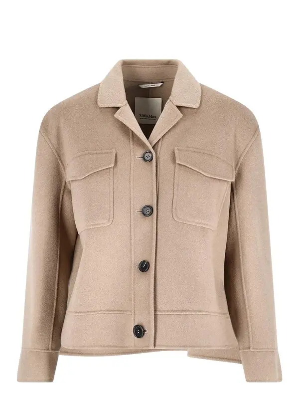 Max Mara Virgin Wool Fiero Jacket - Brown