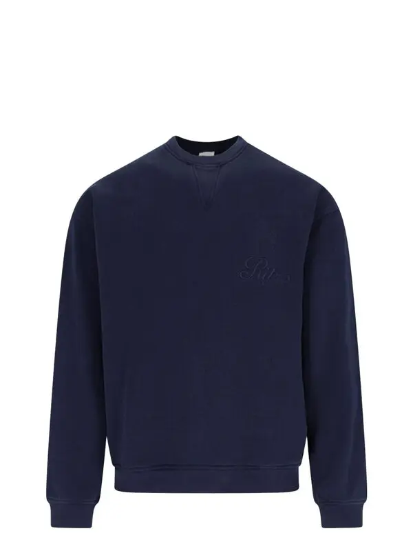 FRAME Ritz Crew Neck Sweatshirt - Blue