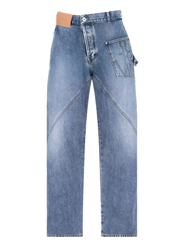 JW Anderson Twisted Workwear Jeans - Blue