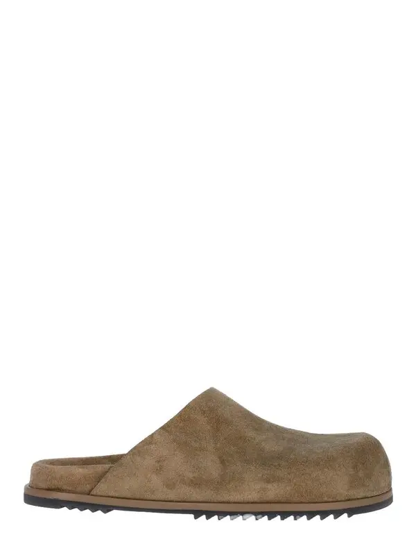 Miu Miu Suede Mules - Brown
