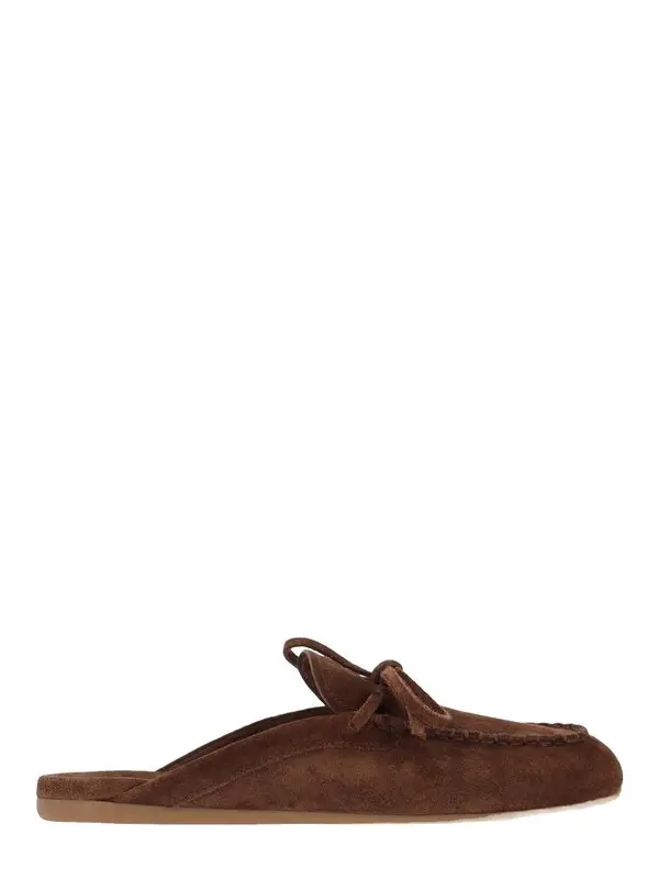 Miu Miu Suede Mules - Brown