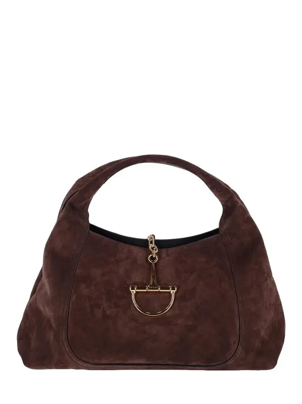 Gucci Softbit Maxi Shoulder Bag - Brown