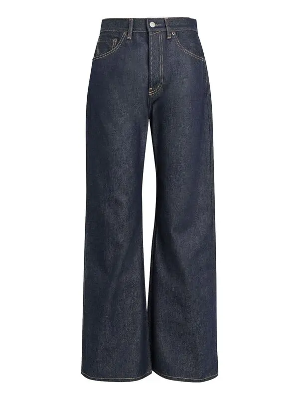 Acne Studios 2021f Wide-leg Jeans - Indigo