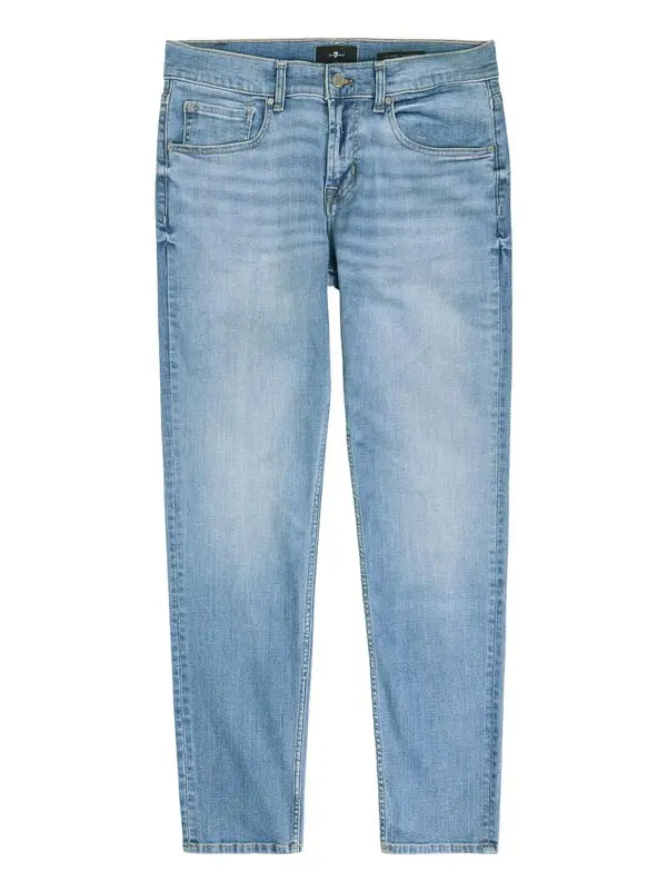 7 For All Mankind Slimmy Tapered Luxe Performance Jeans - Light Blue