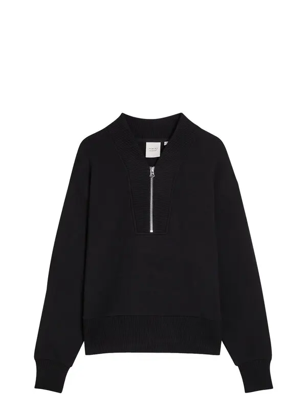 Varley Sally Jersey Sweatshirt - Black