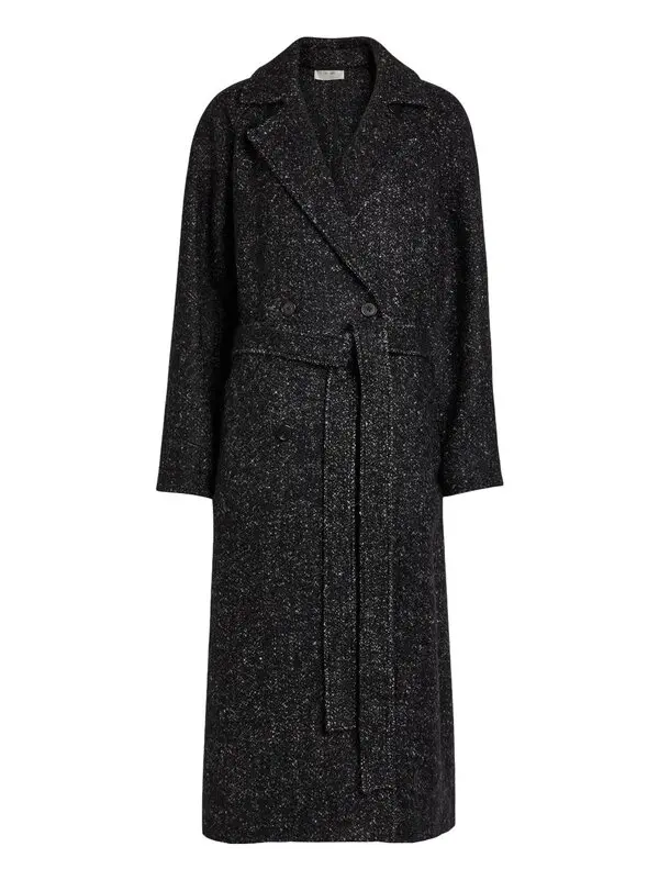THE ROW Macaria Belted Wool Trench Coat - Black