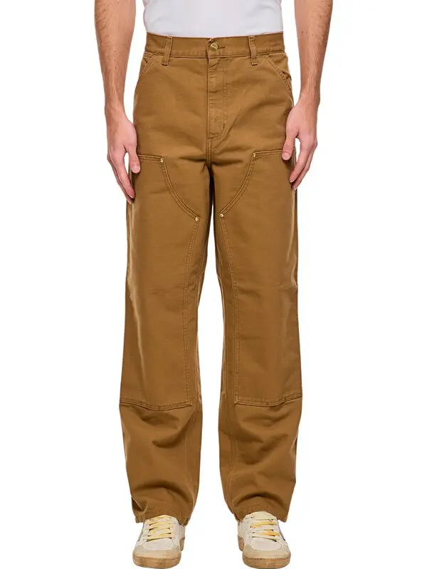 Carhartt Work In Progress Wide Leg Trousers - Marrone