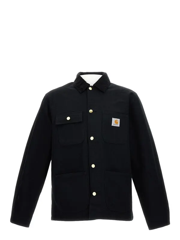 Carhartt Work In Progress Michigan Dearborn Canvas Jacket - Nero