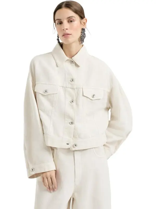 Brunello Cucinelli Shirt Jacket - Chalk