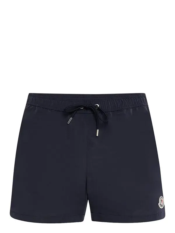 Moncler Slim Logo Swim Shorts - Navy