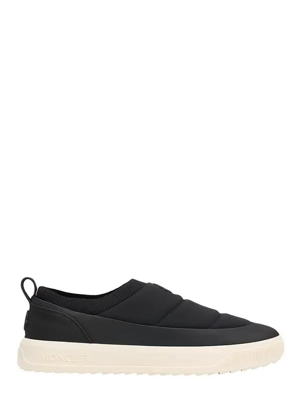 Moncler Altive Quilted Nylon Slip-on Sneakers - Black
