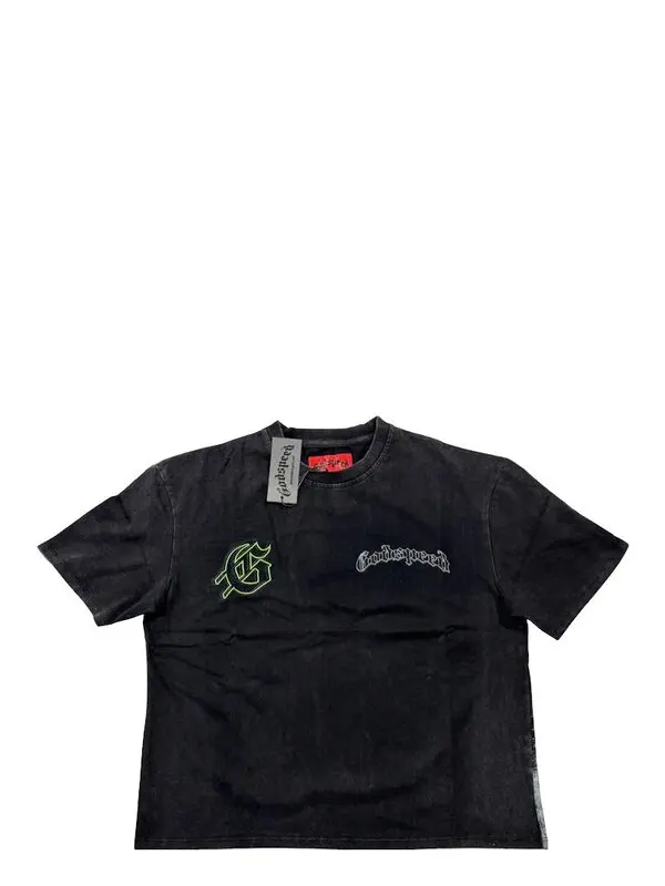 GODSPEED Cowboy Knight T-shirt - Black Wash